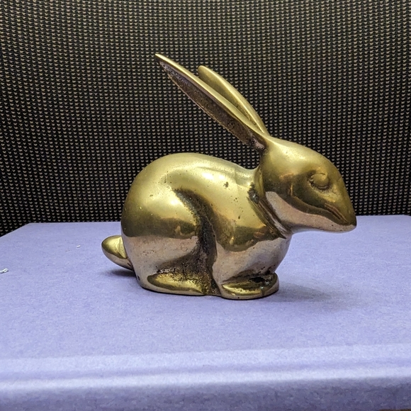 Accents | Vintage Brass Rabbit | Poshmark
